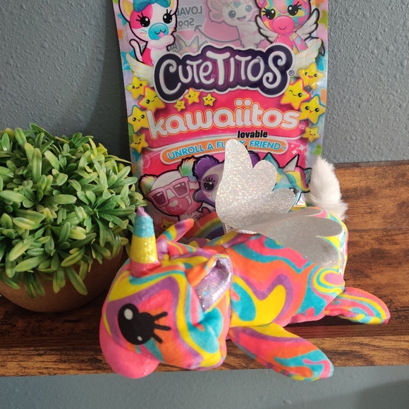 cutitos | Toys | Cutitos Unicorn Plush Rainbow Tie Dye Stuffed Animal ...